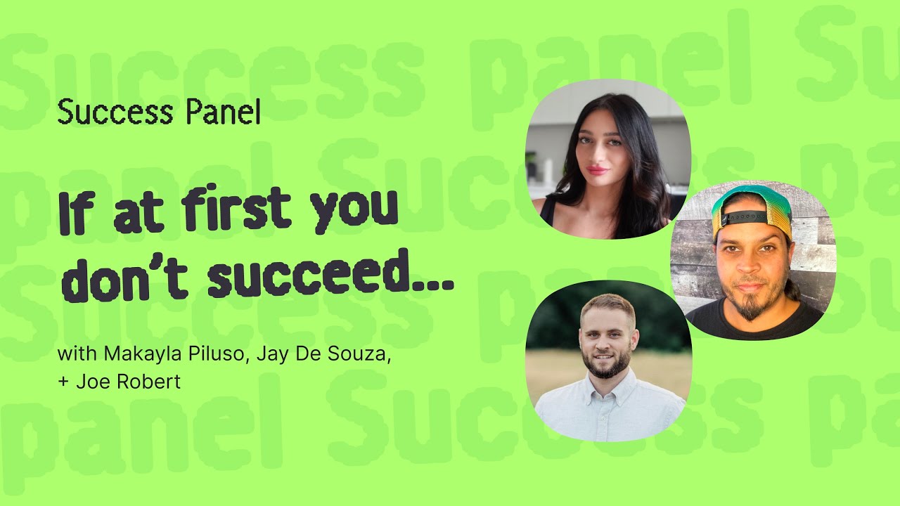 Printify Amplified - Success Panel 2: If at first you don't succeed ...