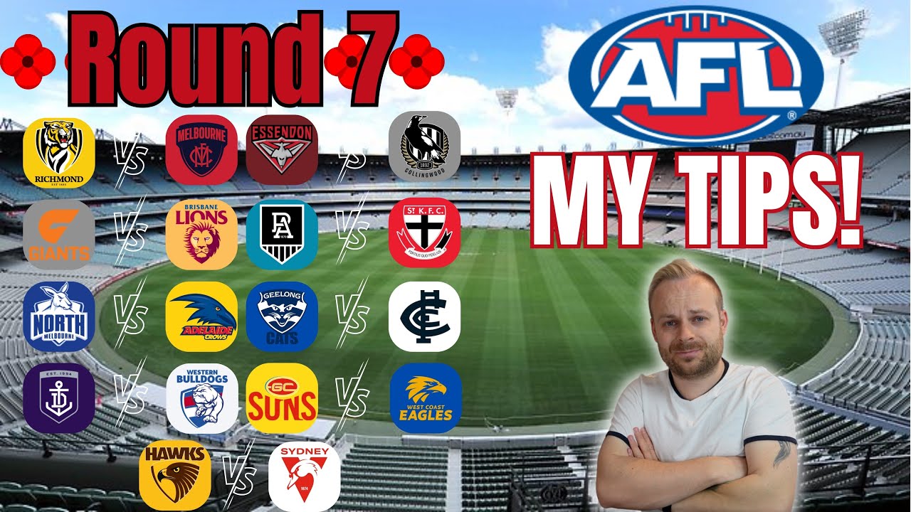 AFL 2024 | Round 7 Tips! - YouTube