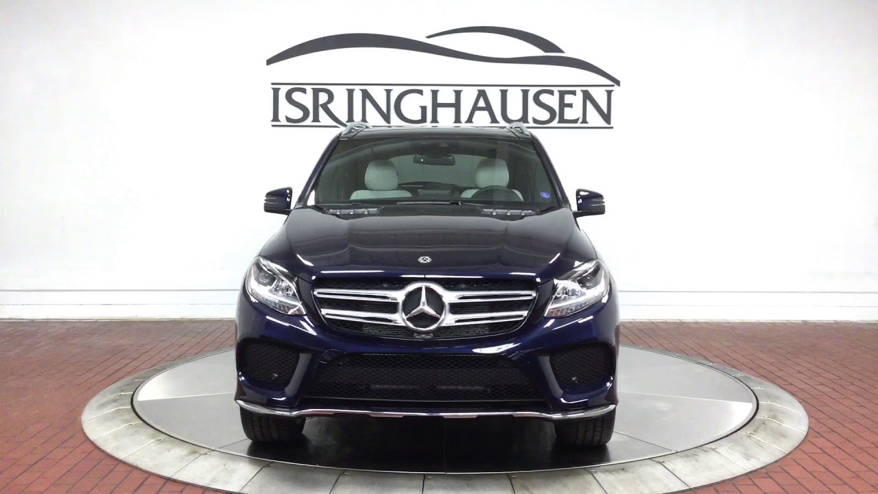 2018 Mercedes-Benz GLE 350 4MATIC in Lunar Blue Metallic - 129960 - YouTube