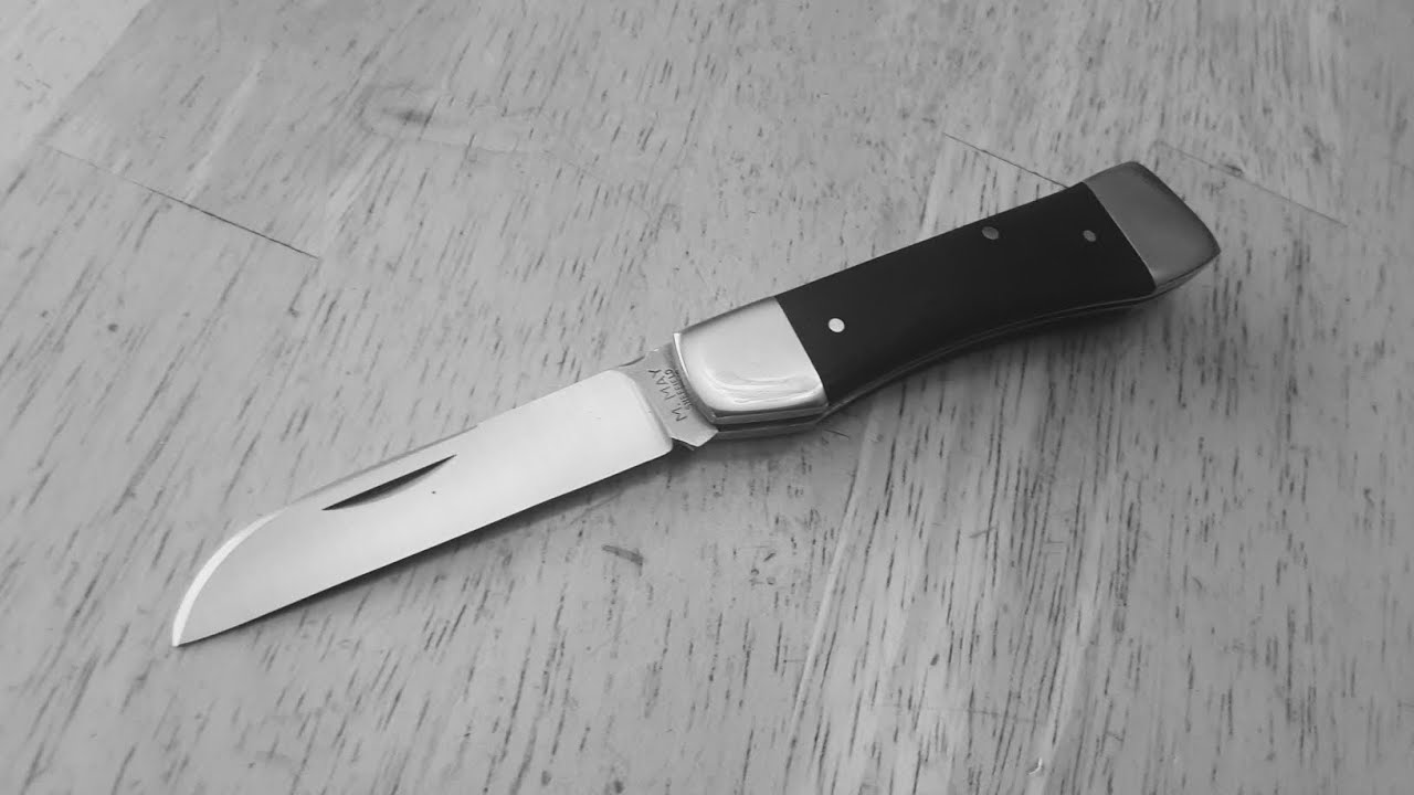 A curiously peculiar knife from Sheffield. Michael May Knives Ergonomic ...