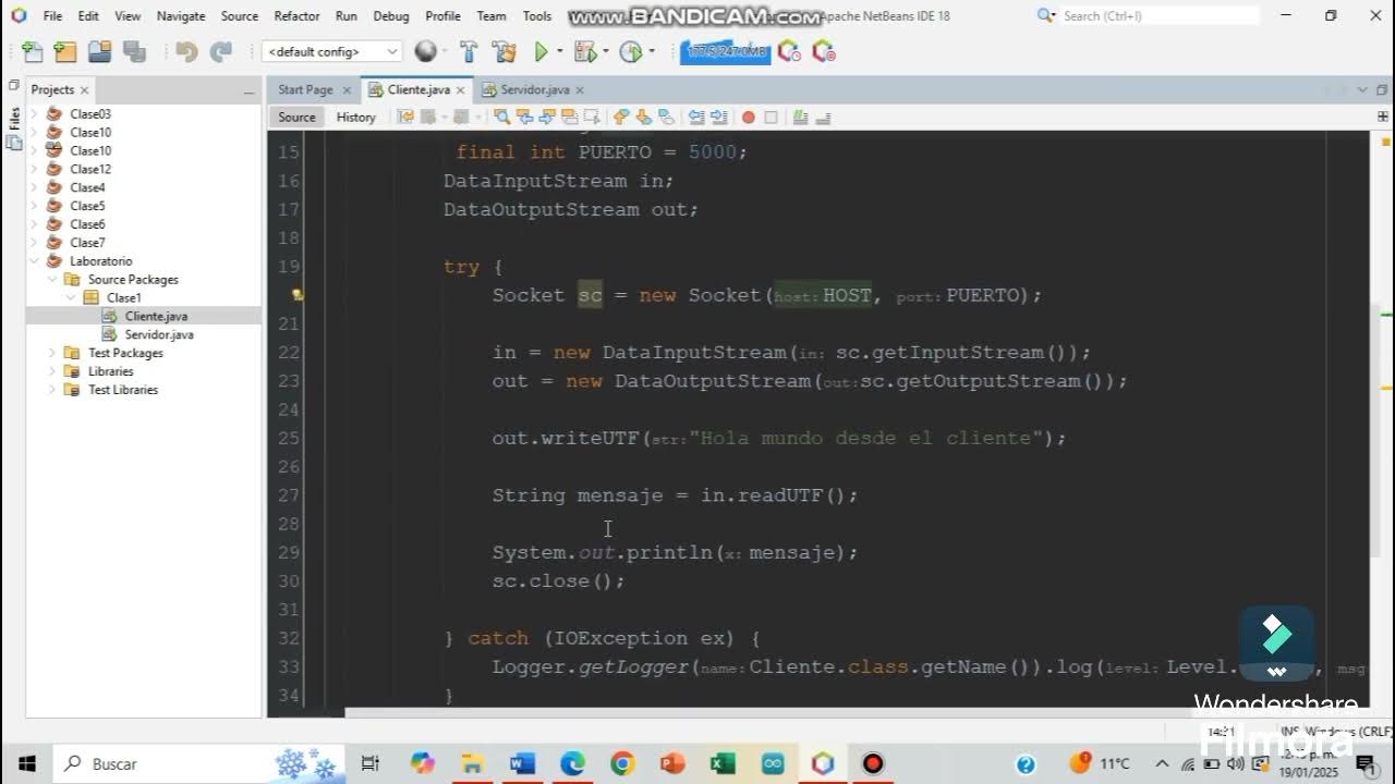Socket_Java Netbeans Cliente-Servidor - YouTube