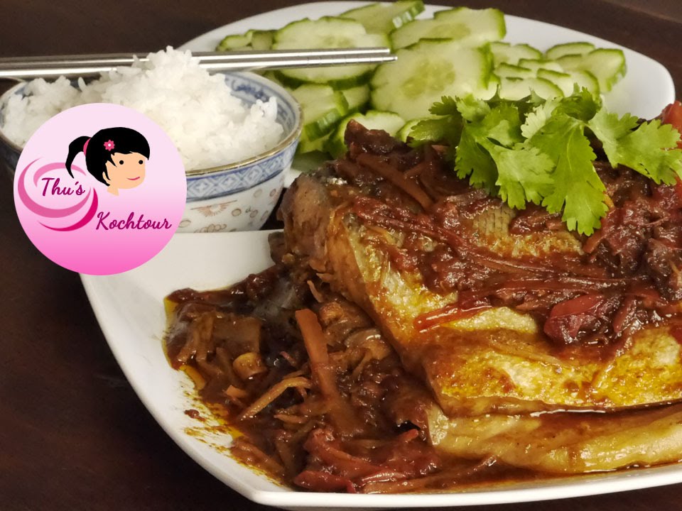 [ENG SUB] Vietnamese braised fish/ Geschmorter Fisch in Tomatensoße/ Ca ...