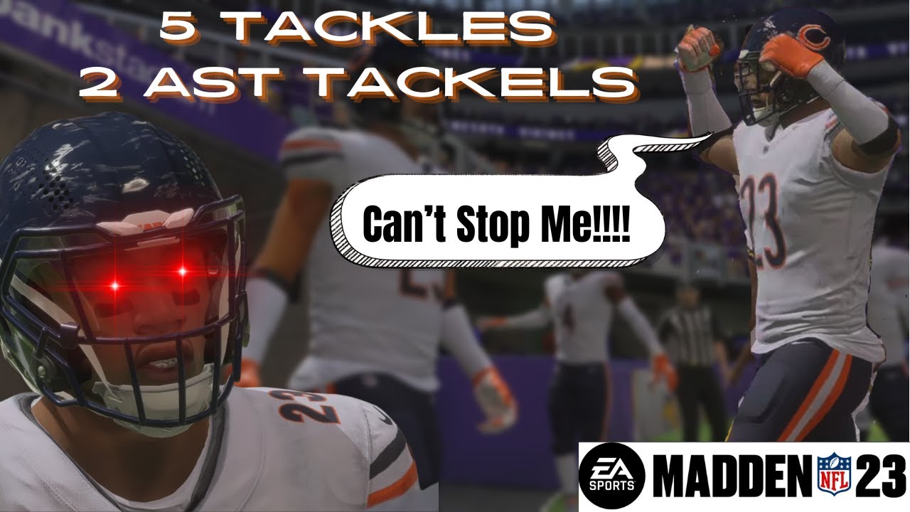 Madden 23 Tim Slayton is a Tackling Machine - YouTube