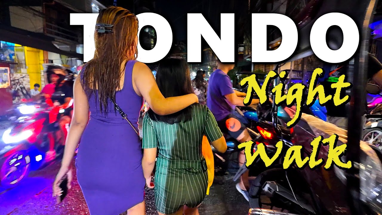 Walking the Infamous Tondo Streets at Night [4K] - YouTube
