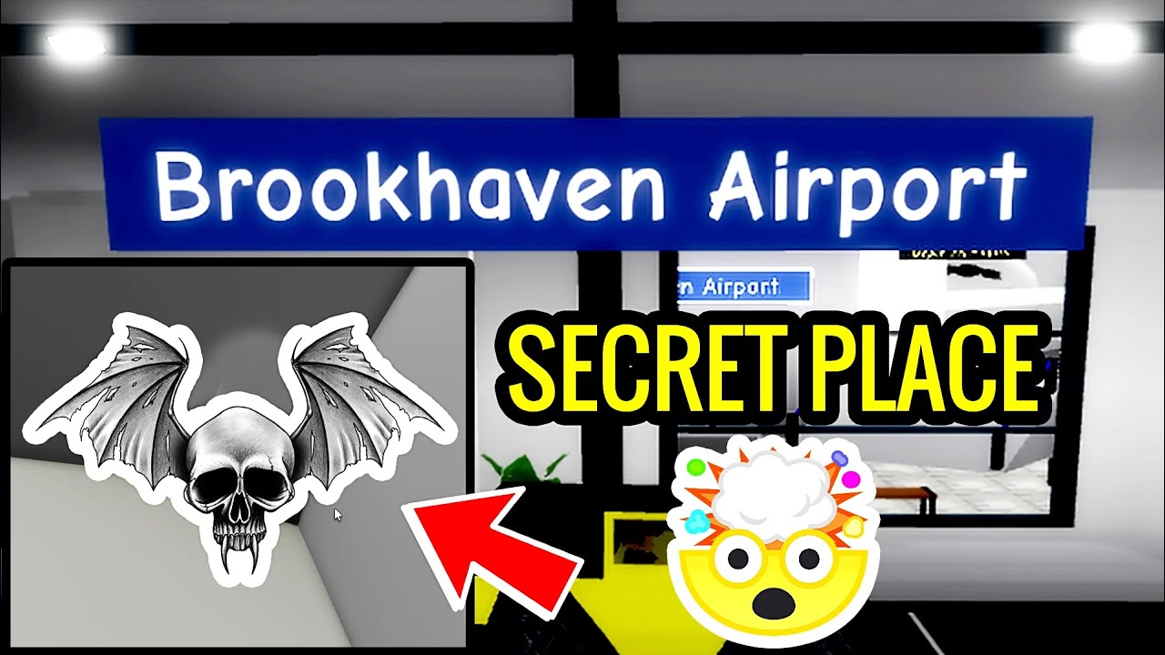 NEW Secret Place found in BROOKHAVEN AIRPORT | Roblox Brookhaven Secret ...