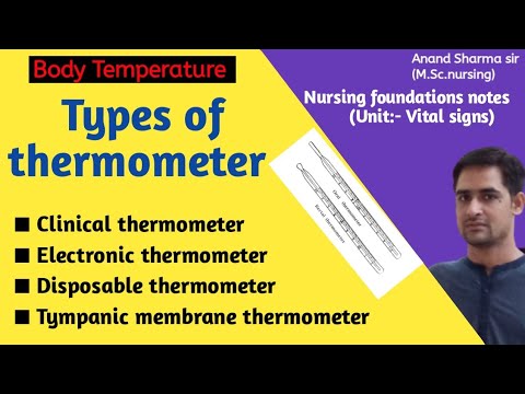 Types of thermometer|Clinical,oral & Rectal, Electronic,Disposable ...