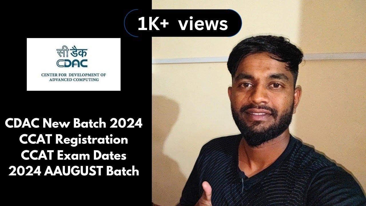 Cdac new Batch announced. Cdac August 2024 batch announced. Ccat ...