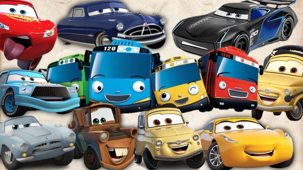 Mantull...!!! Kumpulan Mobil-Mobilan Tayo The Little Bus Dan Disney ...