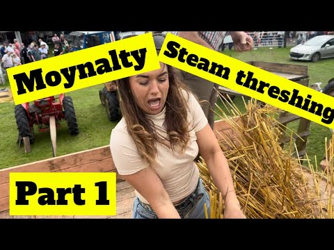 Moynalty steam threshing Part 1 - YouTube