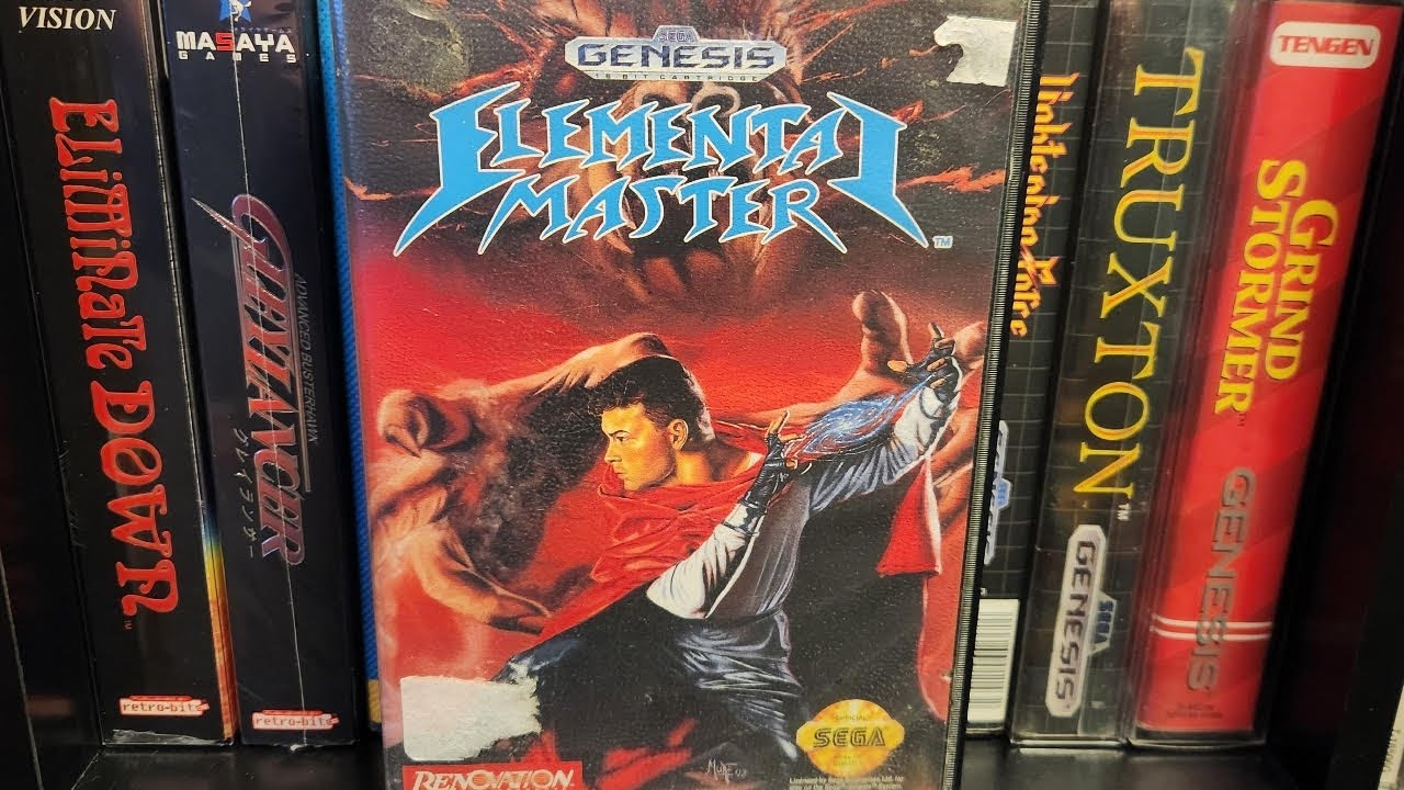 Elemental Master // SEGA Genesis // Baltimore Retro Gaming - YouTube