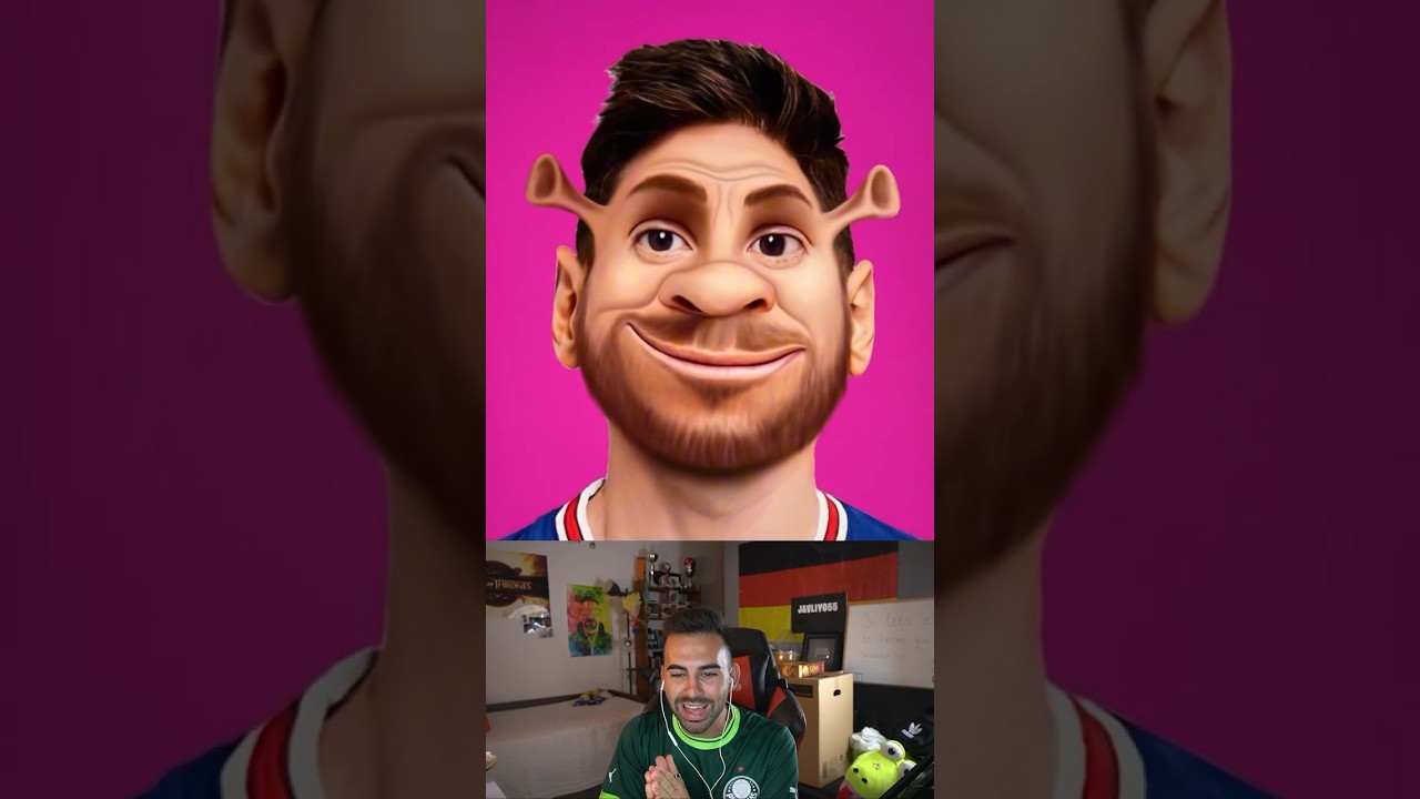 Transformé a Messi en Sherk - YouTube