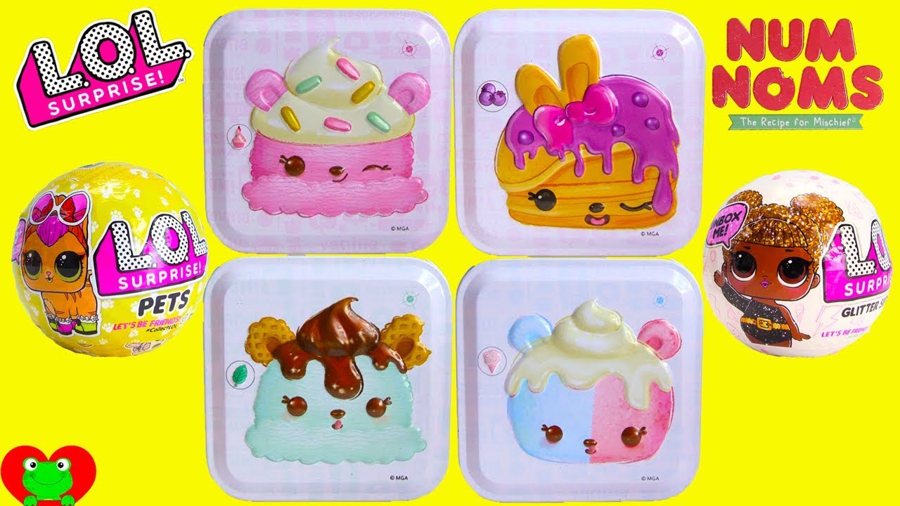 Num Noms Surprise Tins with LOL Surprise Dolls and Pets - YouTube