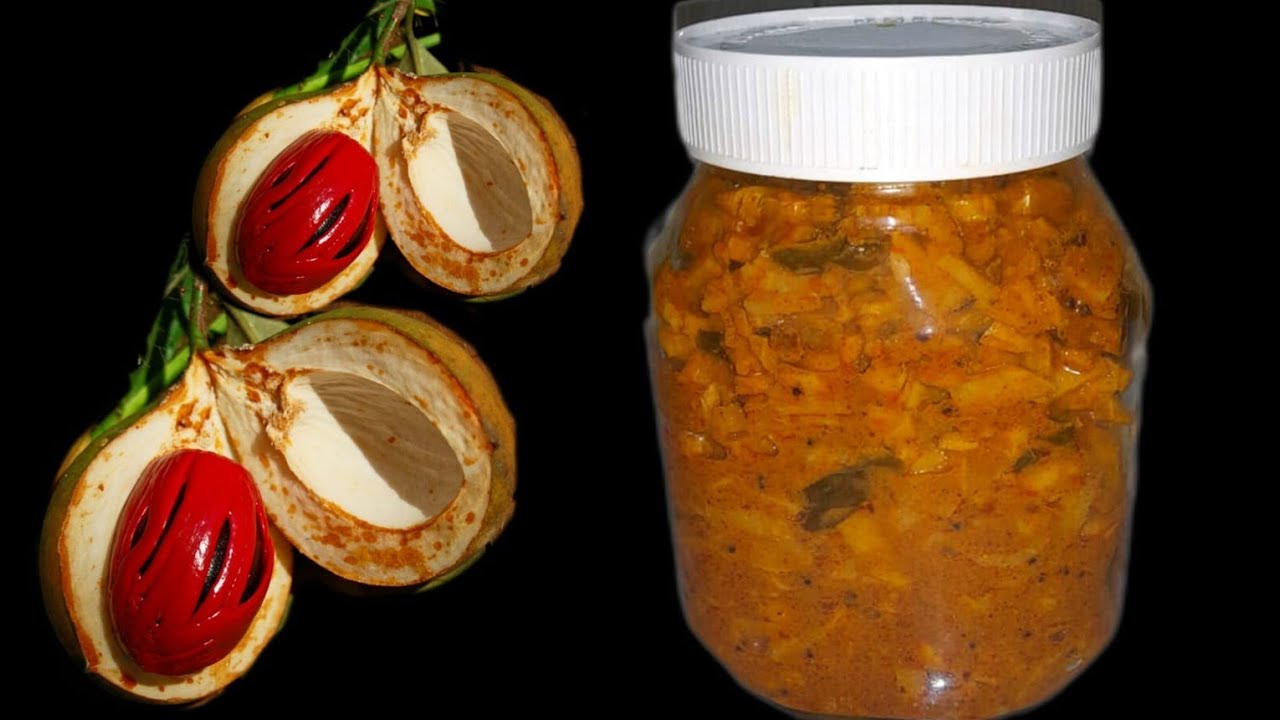 ജാതിക്ക അച്ചാർ | Nutmeg pickle #Homemade pickle #mubusvibes - YouTube