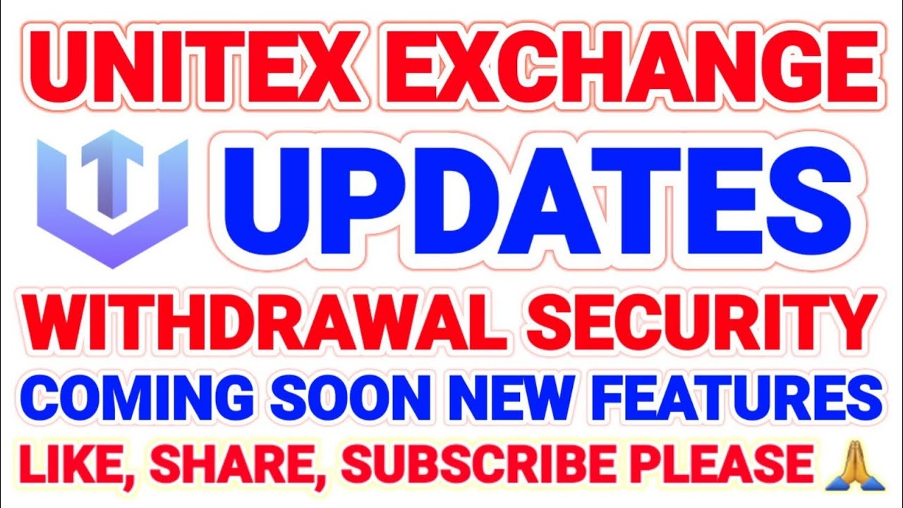 Unitex exchange updates, Coming soon new features with USDU MARKET ...