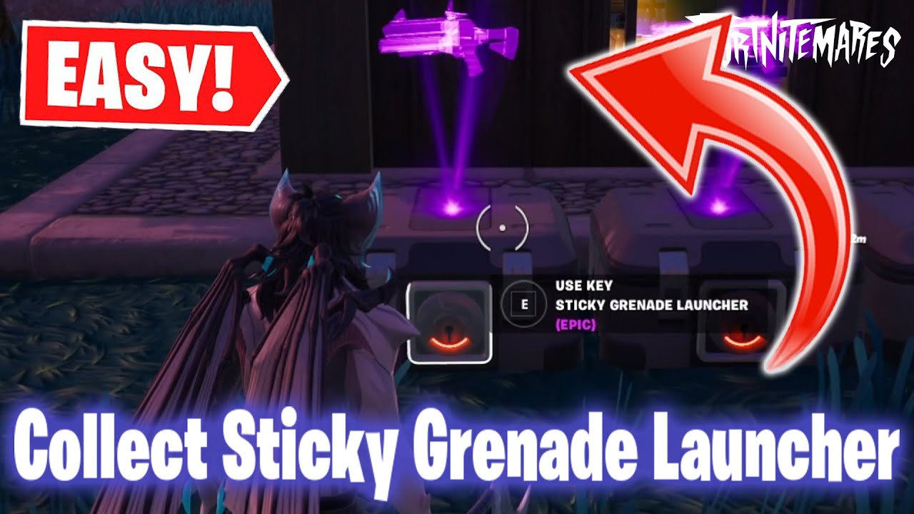 How to EASILY Collect a Sticky Grenade Launcher from an Eliminated ...