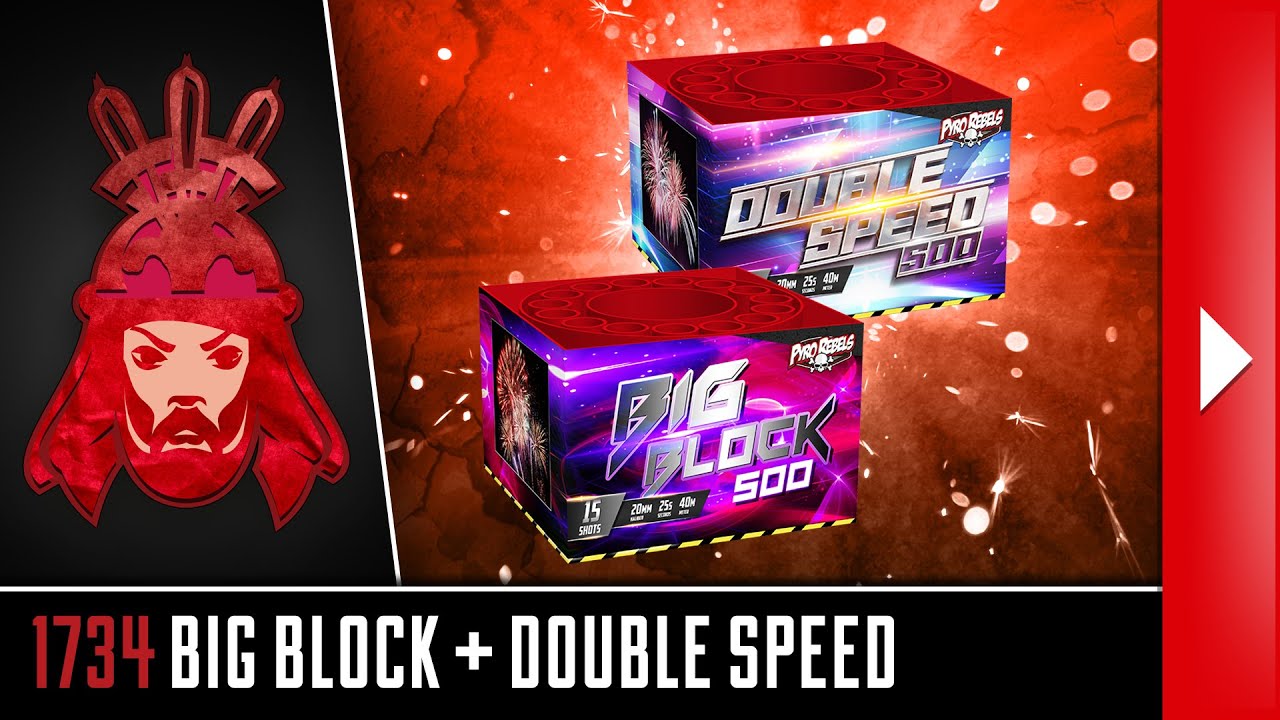 1734 Big Block 500 + Double Speed 500 - Geisha - Vuurwerkmania ...