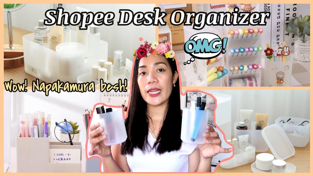 SHOPEE DESK ORGANIZER | SHOPEE HAUL | Minimalist, Affordable ...