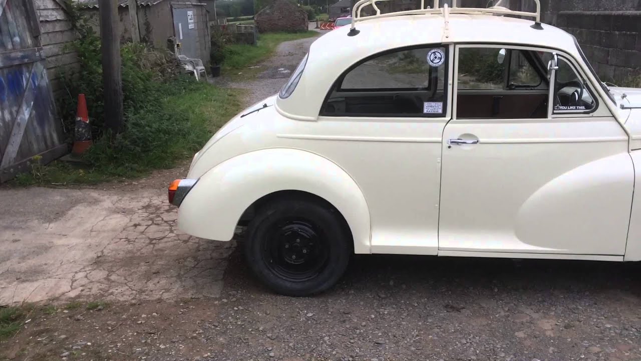 Restored Morris minor 1000 walk around - YouTube