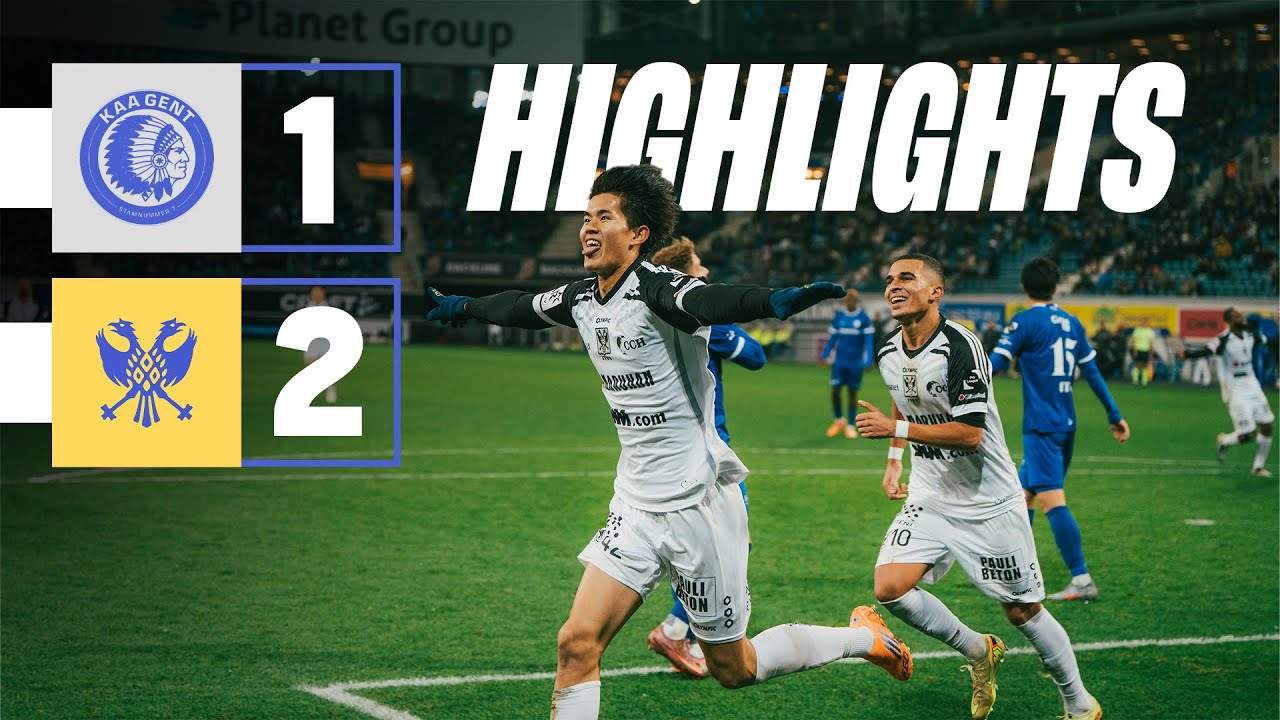 HIGHLIGHTS l KAA Gent - STVV l 1-2 - YouTube