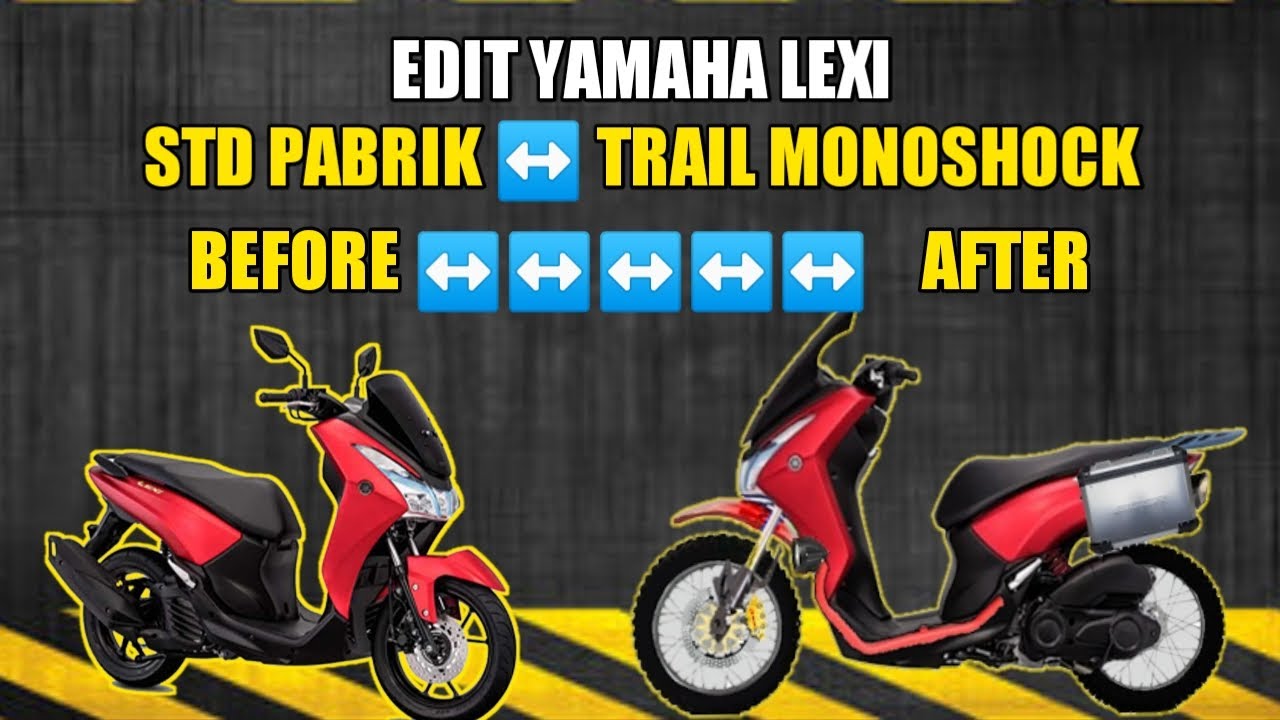 YAMAHA LEXI ADVENTURE SEMI TRAIL - YouTube