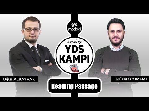 2021/1 YDS KAMPI - 3.GÜN - Reading Passage