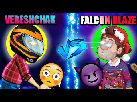 😱🗿Intense Battle: Vereshchak vs Falcon Blaze - HILL CLIMB RACING 2 # ...