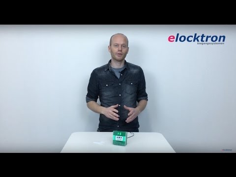 Groene handmelder met zoemer en led alarm - YouTube