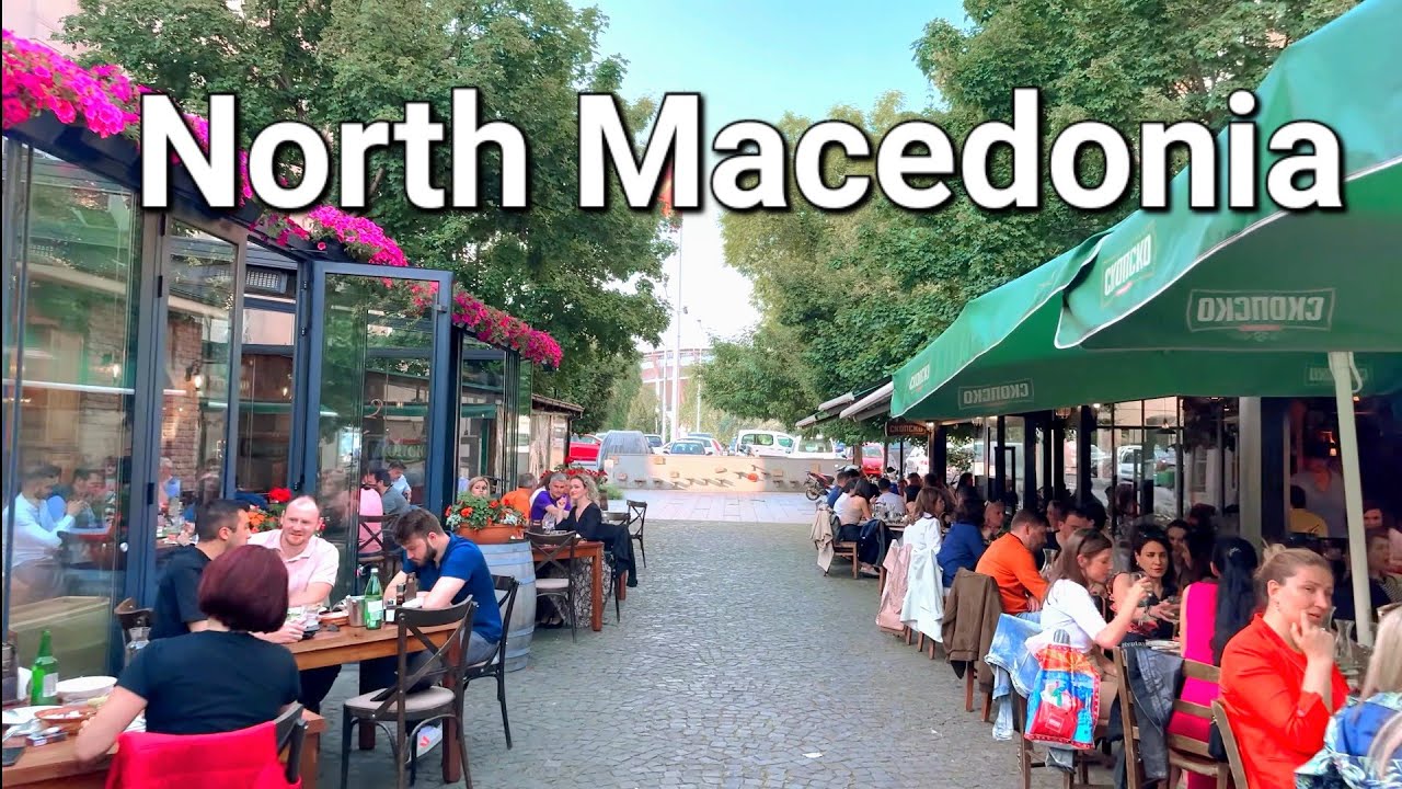 Walking streets of Skopje - North Macedonia 4K HDR Walking Tour - YouTube