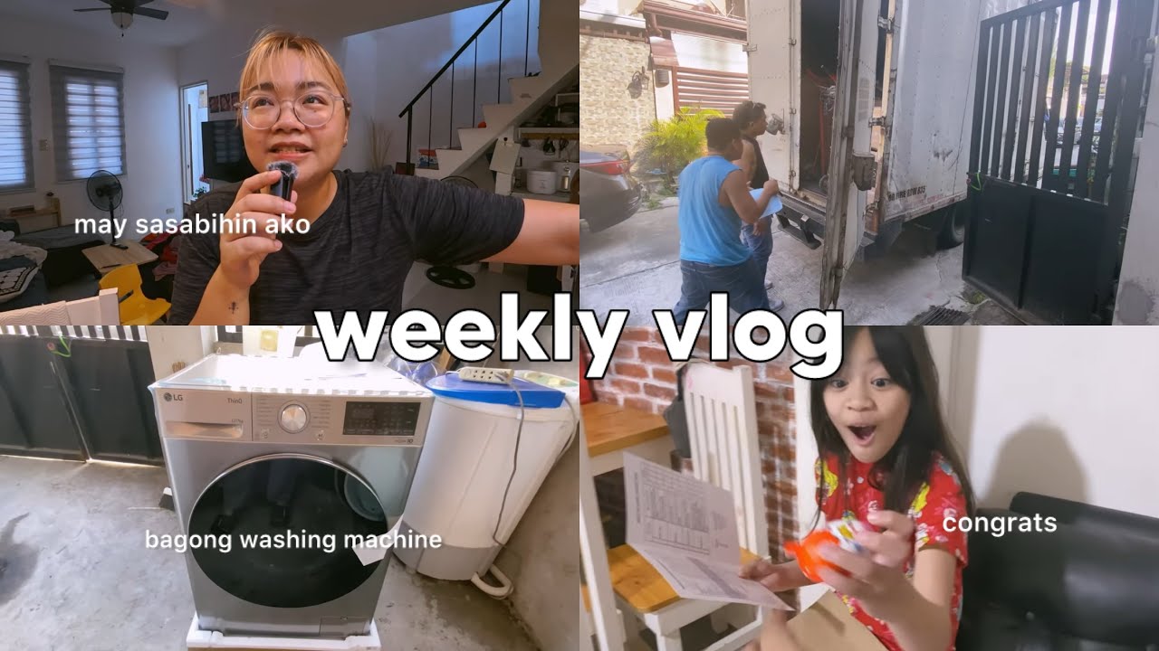🧺 bagong washing machine, kuhaan ng card sa school, housewife thoughts ...