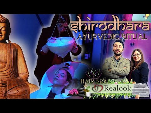 ASMR Masajı - Shirodara Hint Ayurveda tedavisi 🌷 Realook Hair SPA 🌷 Kadın Baş yağı masajı