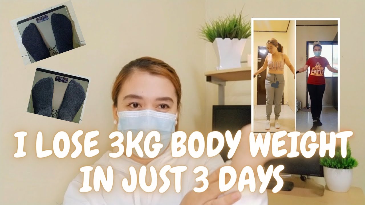 How I Lose 3kg Body Weight In Just 3 Days | Simple Workout At Home ...