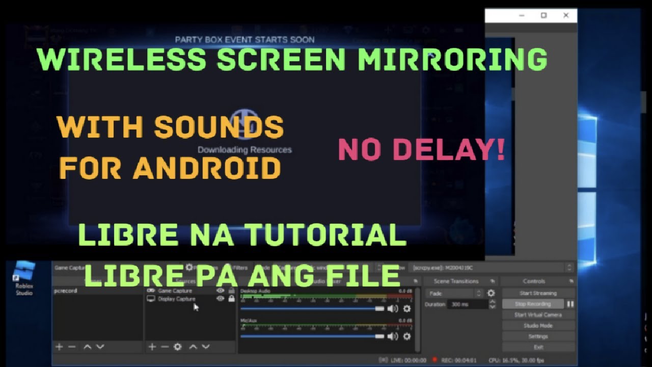 Wireless Free Screen Mirroring APPS with SOUNDS | Scrcpy + sndcpy no ...