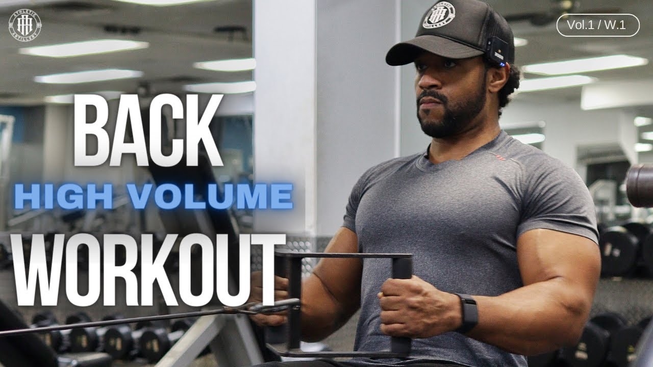 HIGH VOLUME | Back Workout - YouTube