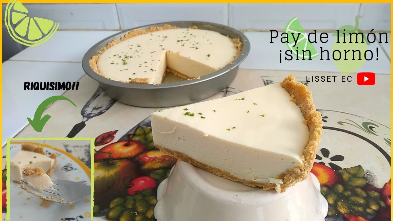 Rico pay de limón ¡Sin horno!| El típico de cuarentena ;) listo en ...