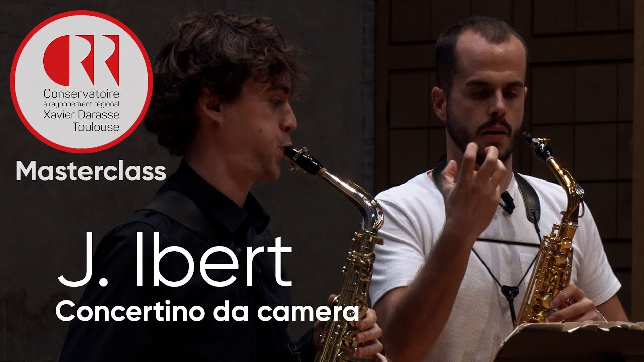 Masterclass - Jacques Ibert | concertino da Camera - Antonio García ...