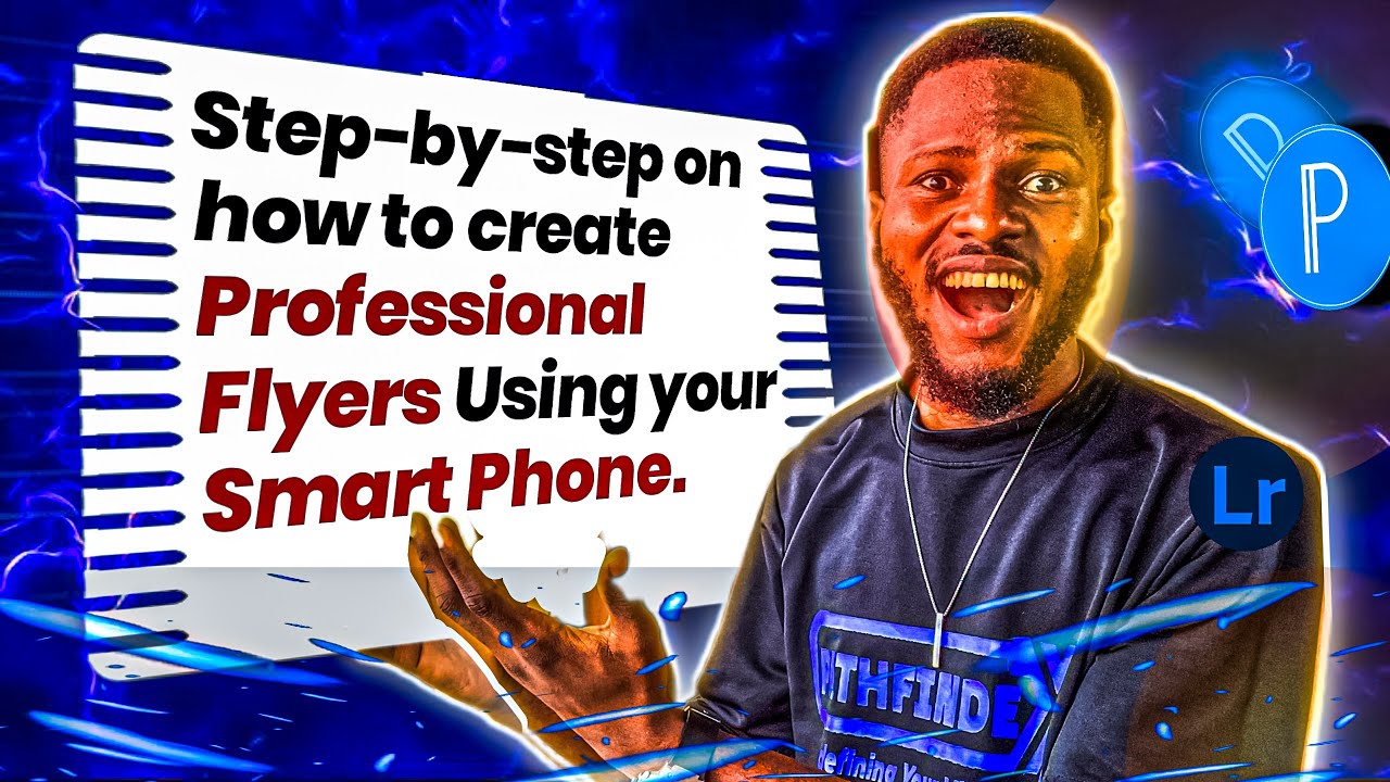 Step-by-step on how to create professional flyers on your smartphone in ...