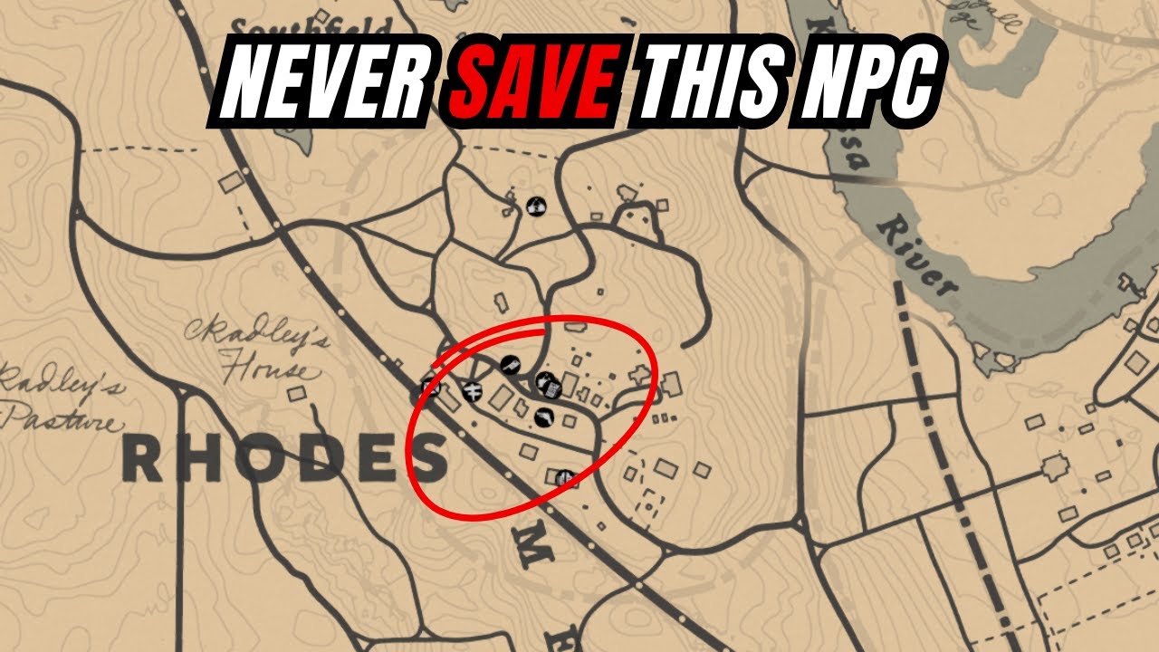 Never save this npc in RDR 2 - YouTube