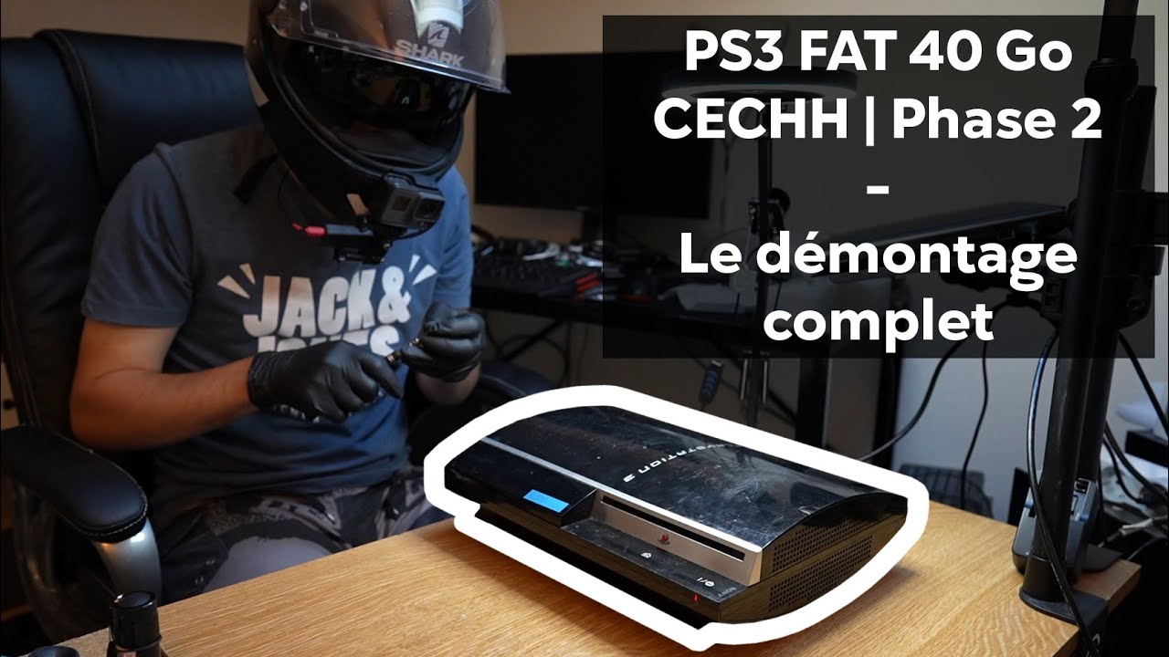 PS3 Fat 40 Go CECHH - Le démontage Complet ! - YouTube