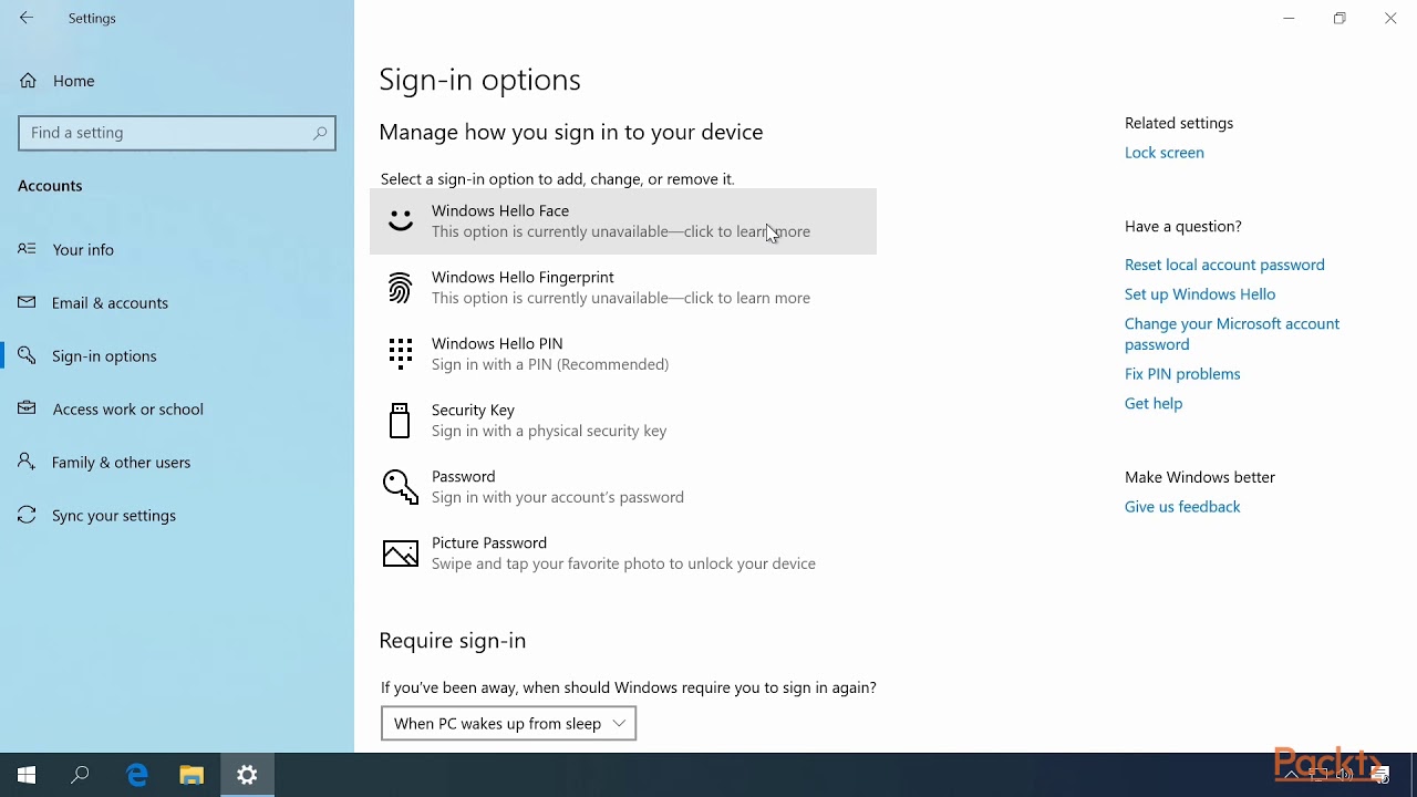 Managing Logons with Windows Hello - YouTube