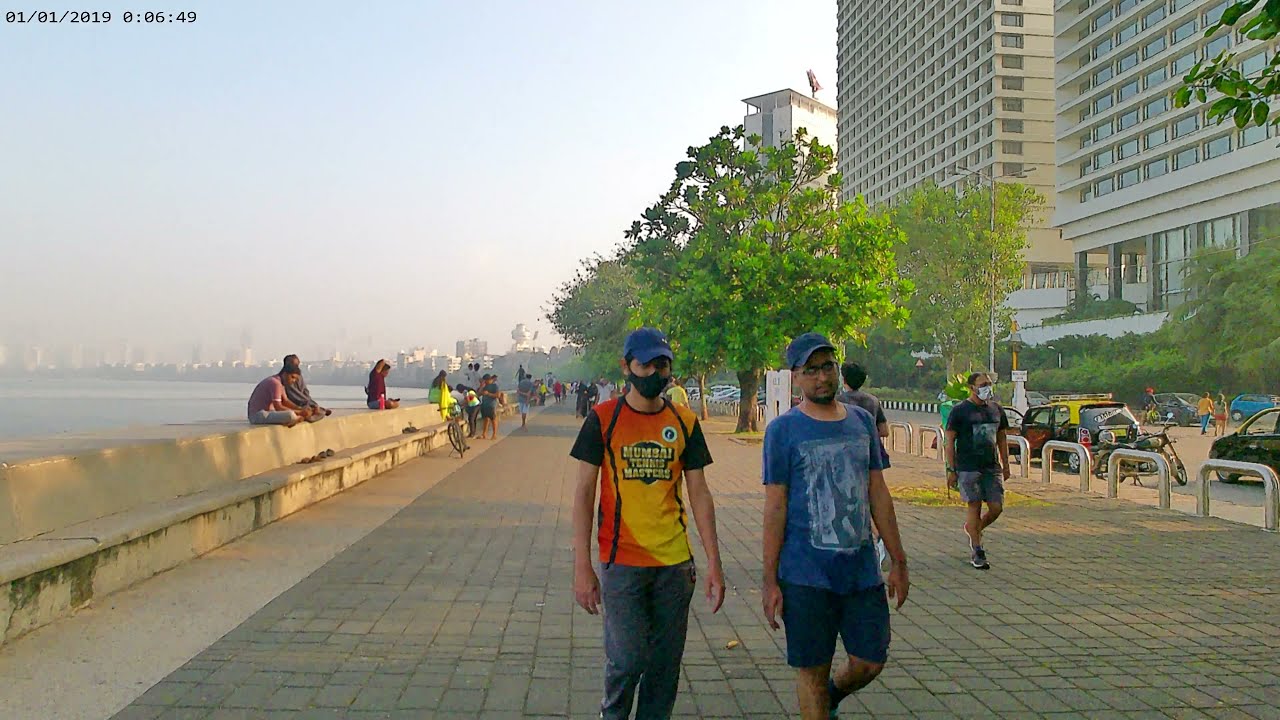 Morning Walk at Marine Drive - YouTube
