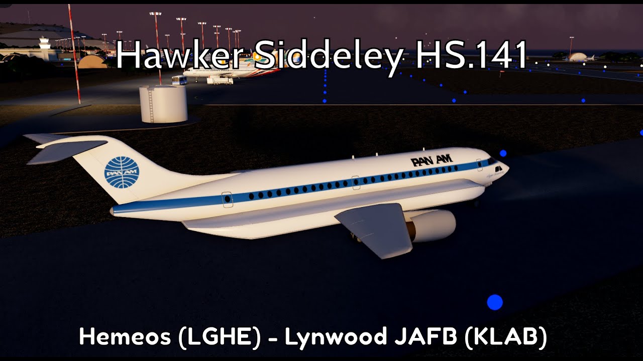 Roblox Aeronautica | Hawker Siddeley HS.141 | Hemeos (LGHE) - Lynwood ...