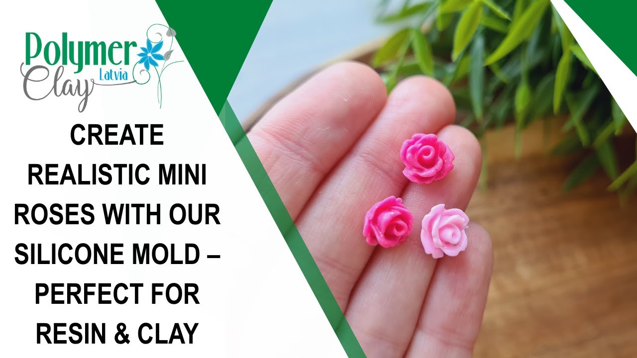Create Realistic Mini Roses with Our Silicone Mold – Perfect for Resin ...