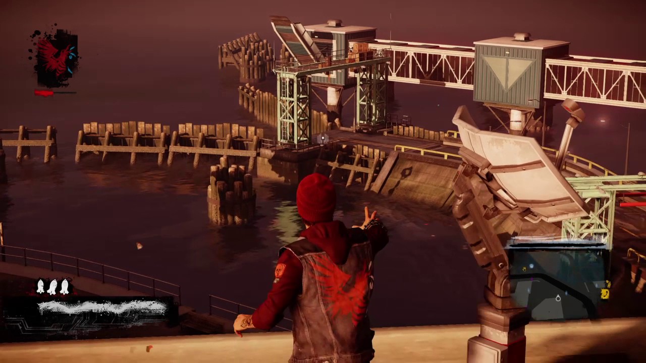 inFAMOUS Second Son neon video concrete - YouTube