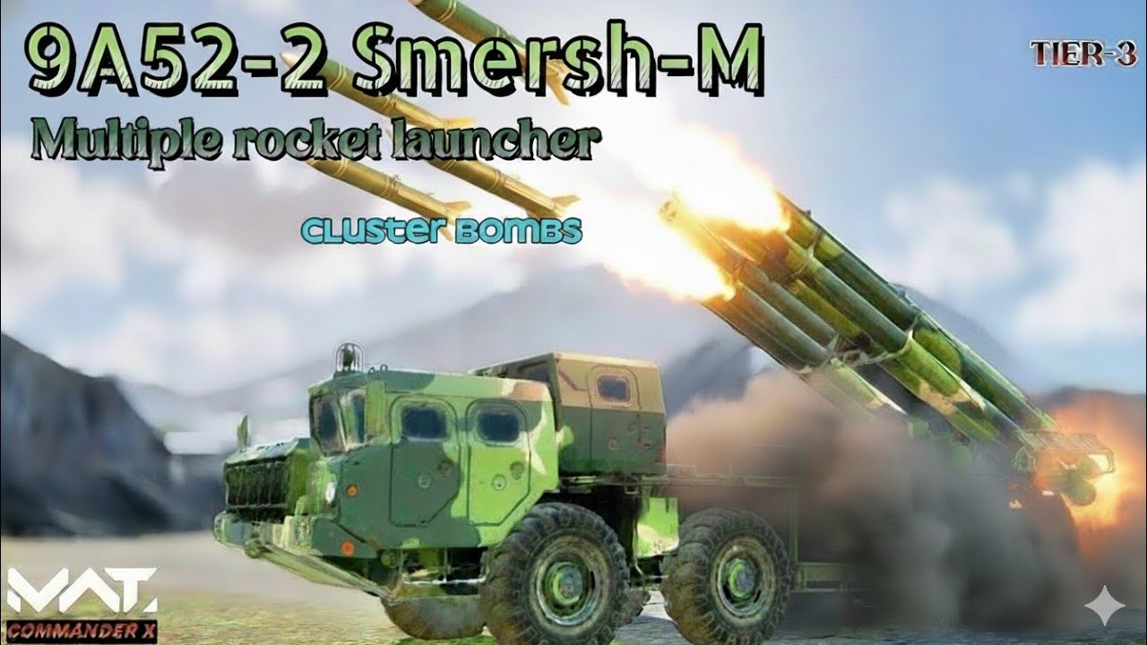 9A52-2 Smersh-M: The Battlefield Game-Changer Equipped 9M55K5 Cluster ...