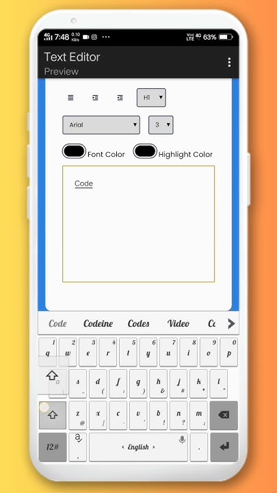 Text Editor Using Javascript Code Viral Mobilecoder Texteditor Viral Learning Js Code