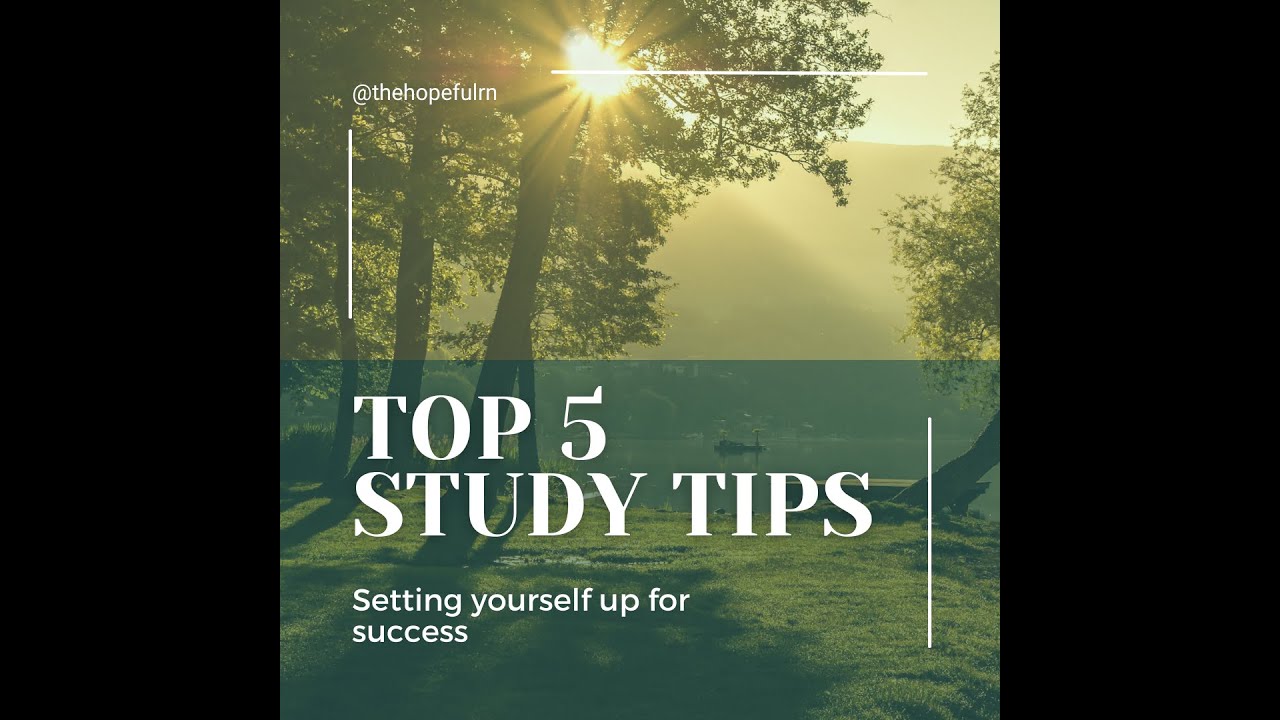 Top 5 Study Tips - YouTube
