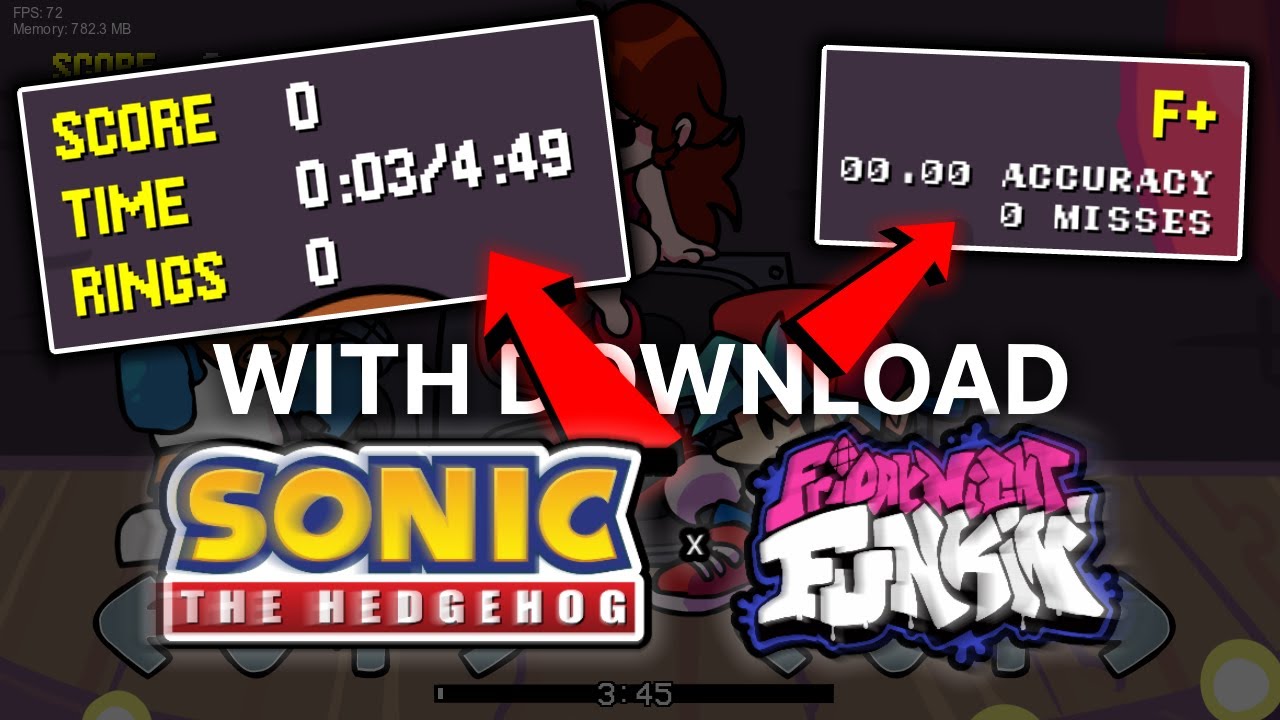 Sonic 1 HUD for Psych Engine - Friday Night Funkin' [WITH DOWNLOAD ...