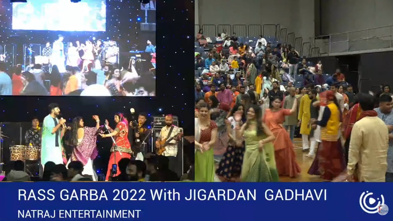 RASS GARBA 2022 with "JIGARDAN GADHAVI" - YouTube