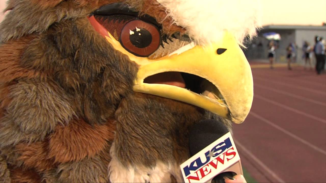 Week 9 Hogcast, Interview of Madison Warhawk Mascot - YouTube