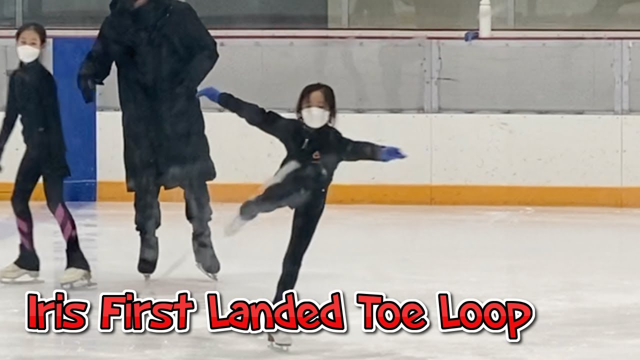 Figure Skating - Iris First Landed Toe Loop - YouTube